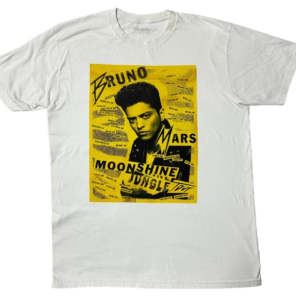 Bruno Mars | Shirts | Bruno Mars Official Moonshine Jungle Tour Graphic ...
